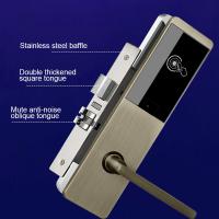 China 304 Stainless Steel Security Electronic Card Door Lock System Intelligent Hotel Lock Management Software System for sale