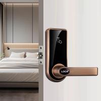 China Durable Stainless Steel Hotel Smart Locks With RFID Card/ Mechanical Key for sale