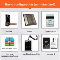 China Durable Stainless Steel Hotel Smart Locks With RFID Card/ Mechanical Key for sale