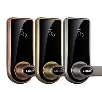 China Durable Stainless Steel Hotel Smart Locks With RFID Card/ Mechanical Key for sale