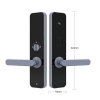 China Rfid Electronic Magnetic Card Radio Frequency Card Hotel Lock Management System Smart Home Hotel Keyless Door Lock for sale