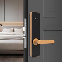 China Rfid Electronic Magnetic Card Radio Frequency Card Hotel Lock Management System Smart Home Hotel Keyless Door Lock for sale