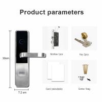China Precision Casting Stainless Steel Hotel Management System Intelligent Door Lock for sale