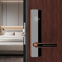 China Thermal Rfid Electronic Magnetic Card RF Card Intelligent Door Locks Hotel Lock Management System for sale