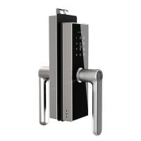 China High Compartment Partition Door Fingerprint Lock Password Lock IC Card Key Glass Door Lock for sale
