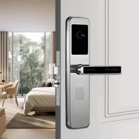 China Stainless Steel Aluminum Alloy Password Hotel Door Lock System Supplier Hotel Anti-theft Lock for sale