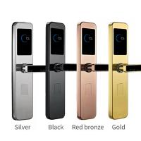 China Stainless Steel Aluminum Alloy Password Hotel Door Lock System Supplier Hotel Anti-theft Lock for sale