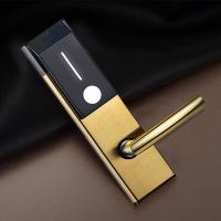 China Computer Card Hotel Door Lock Smart Electronic Induction Lock Wooden Door Magnetic Card Lock for sale