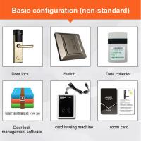 China Hotel Swipe Card Lock Induction / IC Card Lock Electronic Lock For Hotel Apartment for sale