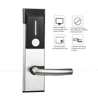 China Computer Card Hotel Door Lock Smart Electronic Induction Lock Wooden Door Magnetic Card Lock for sale