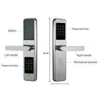 China Smart Hotel Locks Grey / Black Hotel Smart Door Lock 2pcs Cards DC 6V Power Supply for sale
