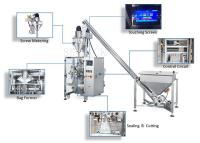 China Automatic Sachet Granule Packing Machine For Sugar Seeds Grain Beans for sale