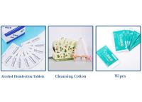China 120pcs/min Alcohol Pad Making Machine 2.5KW 30*30mm Transverse Folding for sale