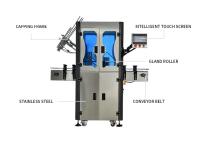 China Automatic Round Tin Can Lid Pressing Machine 400W 1800mm for Bottle Filling Capping for sale