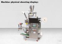 China Fully Automatic Tea Bag Packing Machine 3 Side Sealing 15L/Min With Label for sale