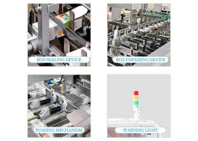 China Automatic Carton Box Forming Packaging Sealing Machine 30-200 Boxes Per Minute 380V for sale