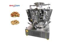 China Multi Function Dried Fruit Food 10 Head Weigher Packing Machine 380V 6kw for sale