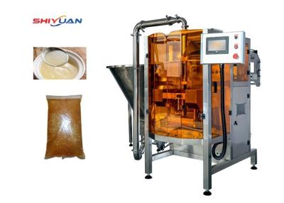 China Full Automatic Liquid Packing Machine Stainless Steel 15-25bags/min for Sauce Paste Sachet for sale