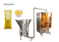 China Full Automatic Liquid Packing Machine Stainless Steel 15-25bags/min for Sauce Paste Sachet for sale