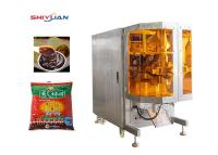 China Full Automatic Liquid Packing Machine Stainless Steel 15-25bags/min for Sauce Paste Sachet for sale