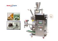China Fully Automatic Tea Bag Packing Machine 3 Side Sealing 15L/Min With Label for sale
