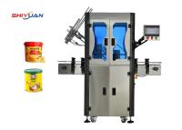 China Automatic Round Tin Can Lid Pressing Machine 400W 1800mm for Bottle Filling Capping for sale