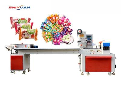 China Soft Hard Candy Packing Machine PLC Touch Screen 380V 3.7kw Horizontal Flow Pack for sale