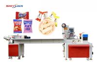 China Horizontal Packaging Machine 340mm Film Width 40-230 Packs Per Minute for Biscuit Bread Instant Noodles Vegetables for sale