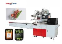 China Horizontal Packaging Machine 340mm Film Width 40-230 Packs Per Minute for Biscuit Bread Instant Noodles Vegetables for sale
