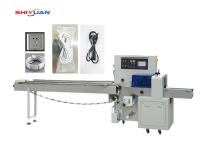 China Electrical Socket Horizontal Packing Machine 340mm Film Width 230 Packs/Min for sale