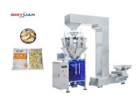China Automatic Bag Filling and Sealing Machine 2.5L 0.8m3/min for Cotton Candy and Snacks for sale