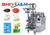China 220V AC 50Hz Sauce Packet Packing Machine , 3 / 4 Side Sealing Packing Machine for sale