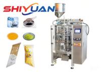 China 45 Degree Angle Sauce Packing Machine 3KW Automatic Tomato Paste Packaging Machine 220V for sale