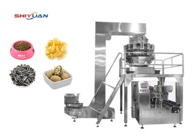 China Automatic Premade Bag Packaging Machine 2.5 KW Heat Sealing for Composite Membrane Bags for sale