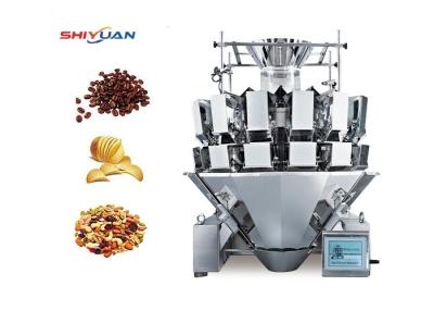 China 10 Head Multihead Weigher 380V Stainless Steel Mirror Surface for Snacks 10-2000g for sale