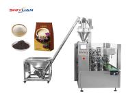 China Automatic Powder Premade Pouch Packing Machine with High-Precision Filling System and 10-60 Bags/Minute Speed for sale