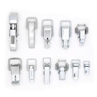 China Zinc Plated Nickel Plated Iron Hasp Draw Latch With Padlock For Heavy Vehicles for sale