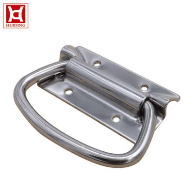 China ISO9001 Folding Industrial Pull Handle Furniture Metal Tool Box Handles SUS304 for sale