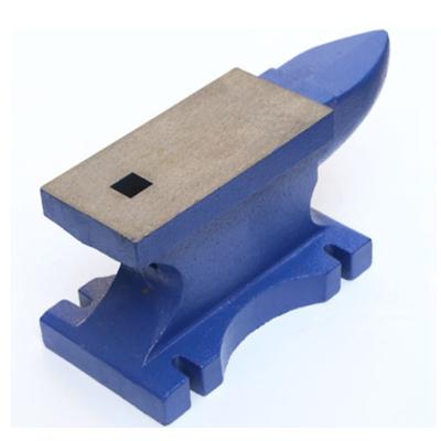 China Cast Steel Blacksmith Anvil Single Angle 55 Lbs Knocking Resistant for sale