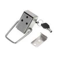 China DK027 Box Hasp Safety Toggle Latch Lock Catch With Key High Polish for sale