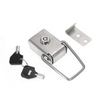 China DK027 Box Hasp Safety Toggle Latch Lock Catch With Key High Polish for sale