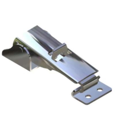 China Self Locking Hasp Under Center Draw Latches Exposed Base Latch 76g for sale