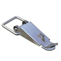 China SS316 201 Stainless Steel Spring Draw Latch With Safety Catch For Wooden Box for sale