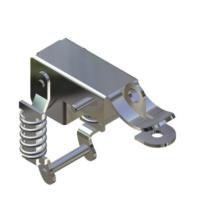 China SUS304 Stainless Steel Safety Catch Polishing Corner Mount Draw Latch for sale