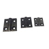China Zinc Alloy Black Heavy Duty Hinges 40*40mm For Casting Cabinet for sale