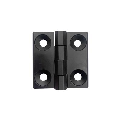 China Zinc Alloy Black Heavy Duty Hinges 40*40mm For Casting Cabinet for sale