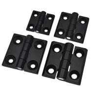 China Zinc Alloy Black Metal Heavy Duty Hinges 60*60*5mm for sale