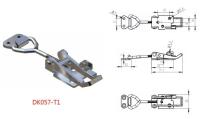 China Chromium Plating Adjustable Toggle Latch Heavy Duty Latch Toggle Clamp ISO for sale