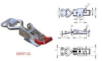 China Red Handle Adjustable heavy duty Toggle Latch With Keyhole ss201 ss316 for sale