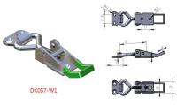 China Small Polished Adjustable Toggle Latch Wear Proof With Safety Catch for sale